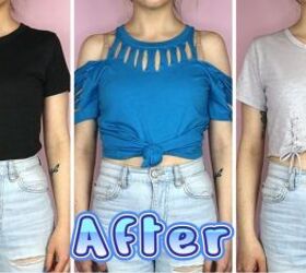 3 Super Easy DIY T-shirt Cutting Ideas | Upstyle