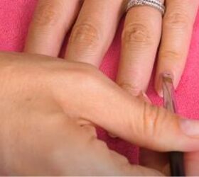 At-home Hailey Bieber Glazed Donut Nails Tutorial | Upstyle