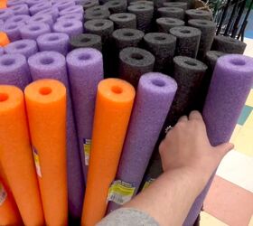 DIY Pool Noodle Artist Halloween Costume | Upstyle