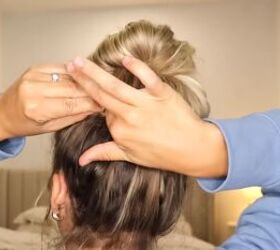 4 Pretty Messy High Bun Hairstyle Ideas | Upstyle