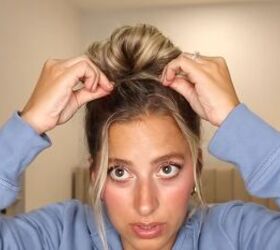 4 Pretty Messy High Bun Hairstyle Ideas | Upstyle