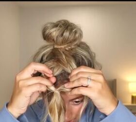 4 Pretty Messy High Bun Hairstyle Ideas | Upstyle