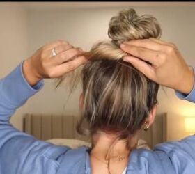 4 Pretty Messy High Bun Hairstyle Ideas | Upstyle