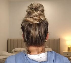 4 Pretty Messy High Bun Hairstyle Ideas | Upstyle