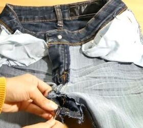How to Upcycle Low Waisted Jeans into High Waisted Jeans | Upstyle
