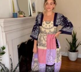 How to DIY a Super Cute Bandana Dress | Upstyle