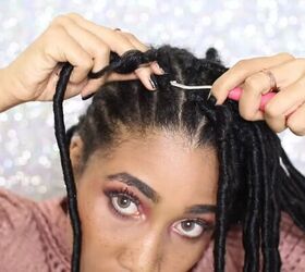 How to Do Super Cute Crochet Faux Locs at Home | Upstyle