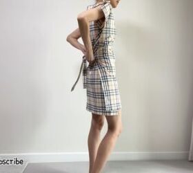 How to DIY a Beautiful Tartan Wrap Dress | Upstyle