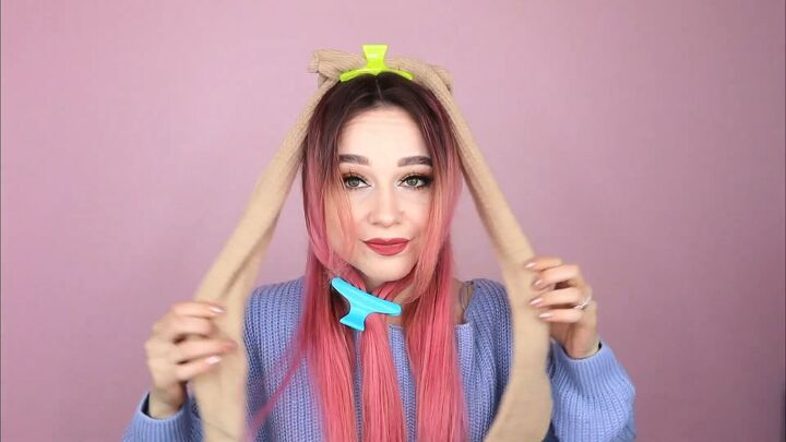 Super Easy Heatless Sock Curls Tutorial With Amazing Results Upstyle