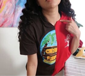 How to DIY a Trendy Split T-shirt | Upstyle