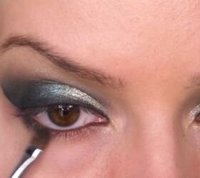 Glitter Green Eye Makeup Tutorial | Upstyle