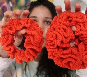 Fun Crochet Hair Scrunchie Tutorial | Upstyle