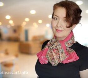 How to Wear a Large Silk Scarf in 3 Easy Ways | Upstyle