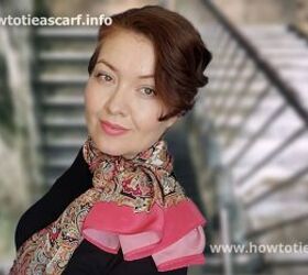 3 Elegant Ways to Style a Large Silk Scarf | Upstyle