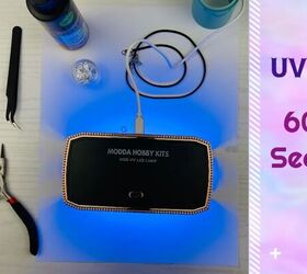 How to Create a Gorgeous Resin Moon Charm Using Regular Dish Soap | Upstyle