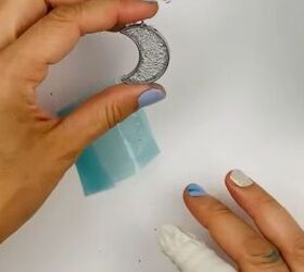How to Create a Gorgeous Resin Moon Charm Using Regular Dish Soap | Upstyle