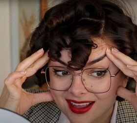 Vintage Hairstyle Tutorial: Get Glam Brushed-out Curls Without Heat ...