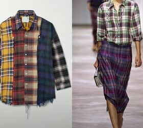 How to Upcycle Flannels Into a Super Cute New Shirt and Dress | Upstyle