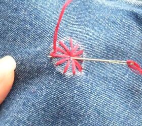 Save Your Favorite Jeans With This Easy Embroidery Hole Repair Hack ...