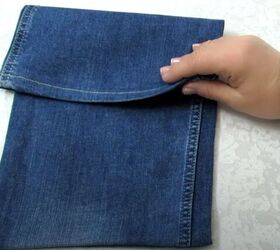 How to DIY a Fun Crossbody Bag From Old Jeans | Upstyle