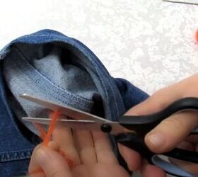 How to DIY a Fun Crossbody Bag From Old Jeans | Upstyle