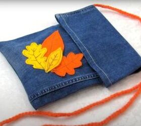 How to DIY a Fun Crossbody Bag From Old Jeans | Upstyle