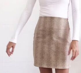 How to DIY an Adorable Mini Skirt | Upstyle