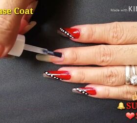 8 Easy Steps to DIYing These Sexy Red Nails for Christmas | Upstyle