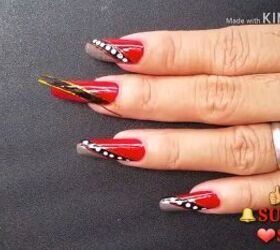 8 Easy Steps to DIYing These Sexy Red Nails for Christmas | Upstyle