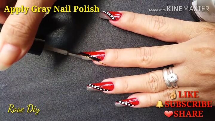 8 Easy Steps To Diying These Sexy Red Nails For Christmas Upstyle