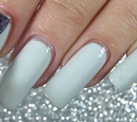 How to DIY Frosty and Festive Nails for the Holidays | Upstyle