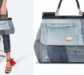 Dolce & Gabbana Dupe Tutorial: How to DIY a Denim Patchwork Bag | Upstyle