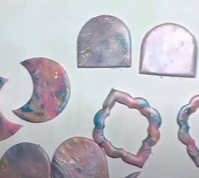 How to Make Rose Quartz Polymer Clay Earrings | Upstyle