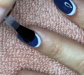 How to Do an Easy Reverse Half-Moon French Manicure | Upstyle