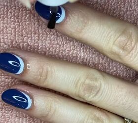 How to Do an Easy Reverse Half-Moon French Manicure | Upstyle