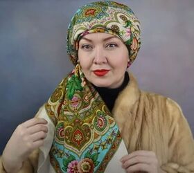 3 Easy Ways to Style a Russian Shawl | Upstyle
