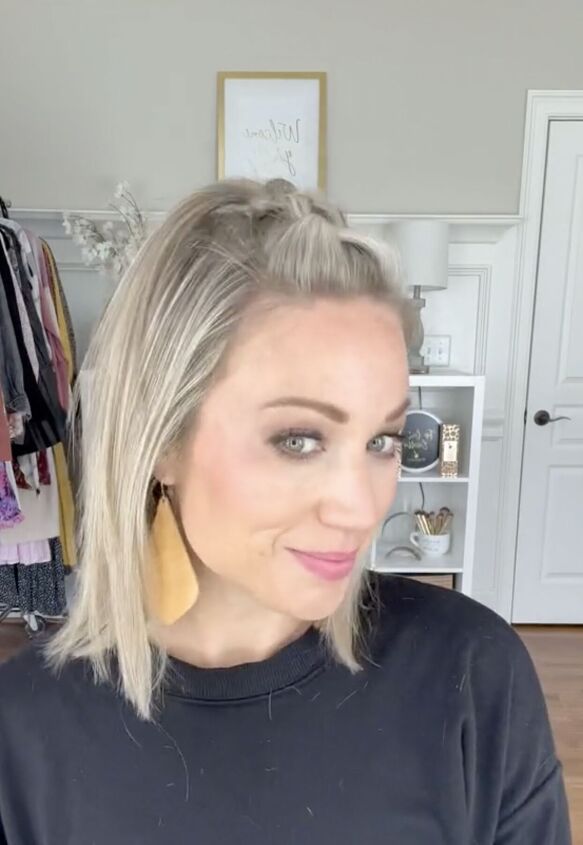 Half-up Half-down Hair Tutorial for Short Hair | Upstyle Half-up Half-down Hair Tutorial for Short Hair | Upstyle