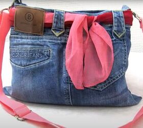 How to DIY Cute Ribbon Jean Bag | Upstyle