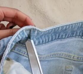 Testing Out a Quick Hack for Jeans That Are Too Big | Upstyle