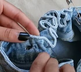 Testing Out a Quick Hack for Jeans That Are Too Big | Upstyle