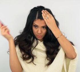 Glam 10-minute Half Ponytail Hairstyle Tutorial | Upstyle