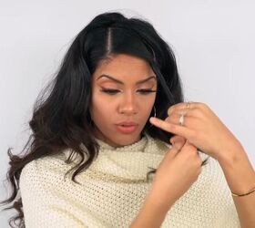 Glam 10-minute Half Ponytail Hairstyle Tutorial | Upstyle