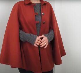 How to DIY a Cute Button Poncho | Upstyle