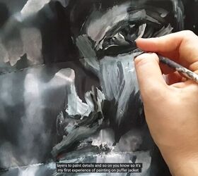 How to Paint an Awesome Puffer Jacket Design | Upstyle