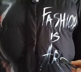 How to Paint an Awesome Puffer Jacket Design | Upstyle