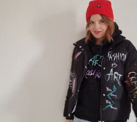 How to Paint an Awesome Puffer Jacket Design | Upstyle
