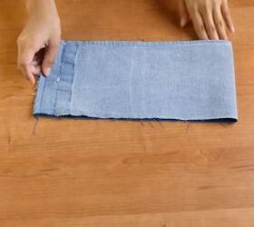 How to DIY a Cute Denim Corset Belt | Upstyle