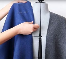 How to DIY a Super Cozy Belted Poncho | Upstyle