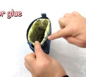 How to DIY a Cute and Easy Denim Pouch | Upstyle