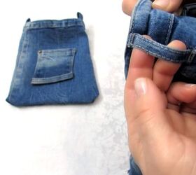 How to DIY a Cute and Easy Denim Pouch | Upstyle